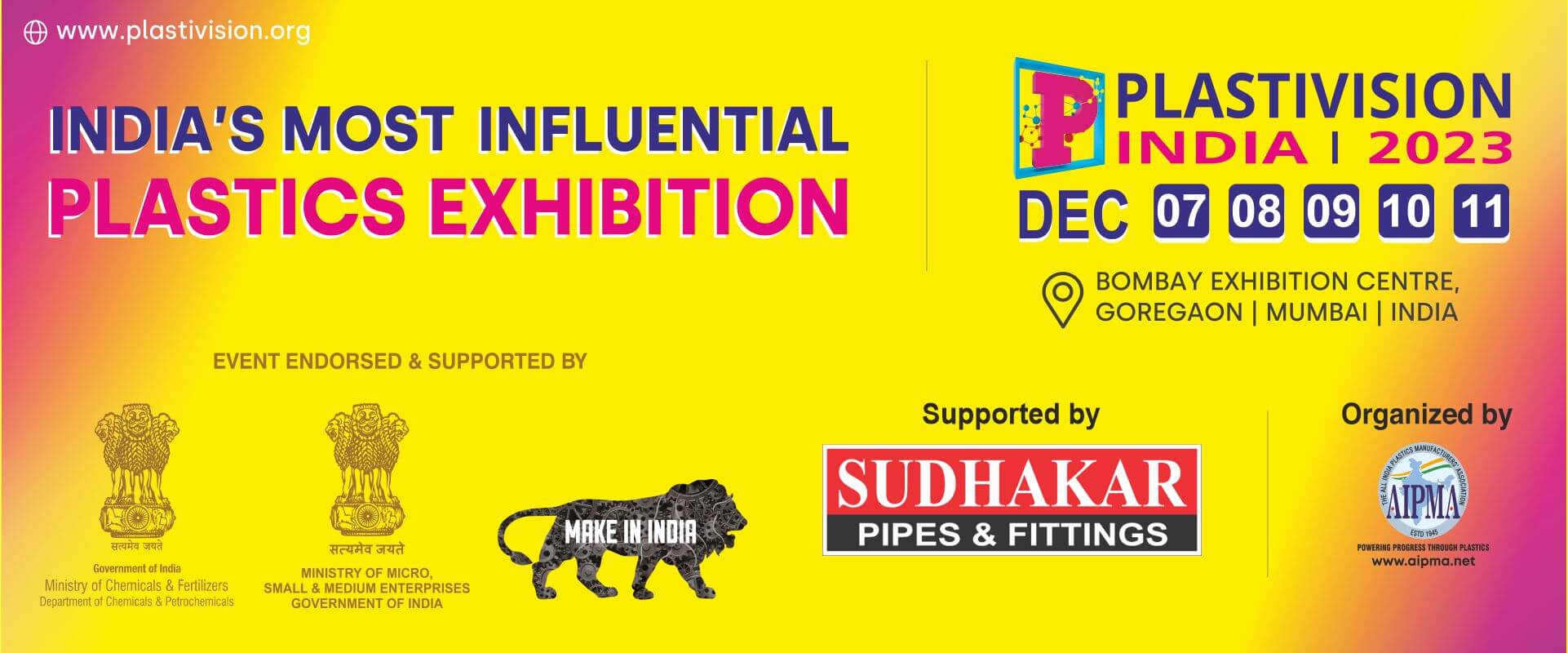 International plastics exhibition from 7th to 11th December 2023 ...